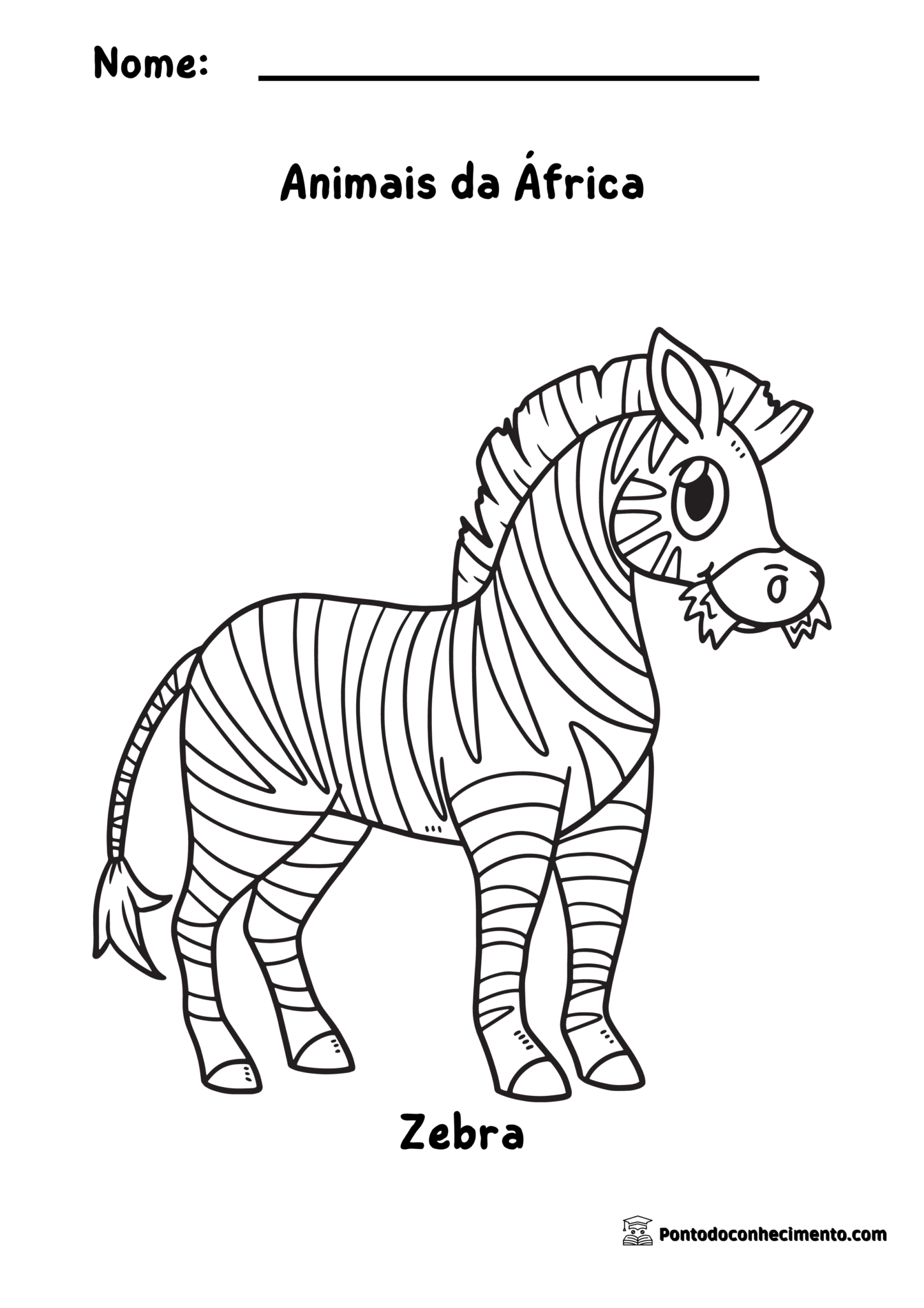Atividade Zebra Educação Infantil - RETOEDU