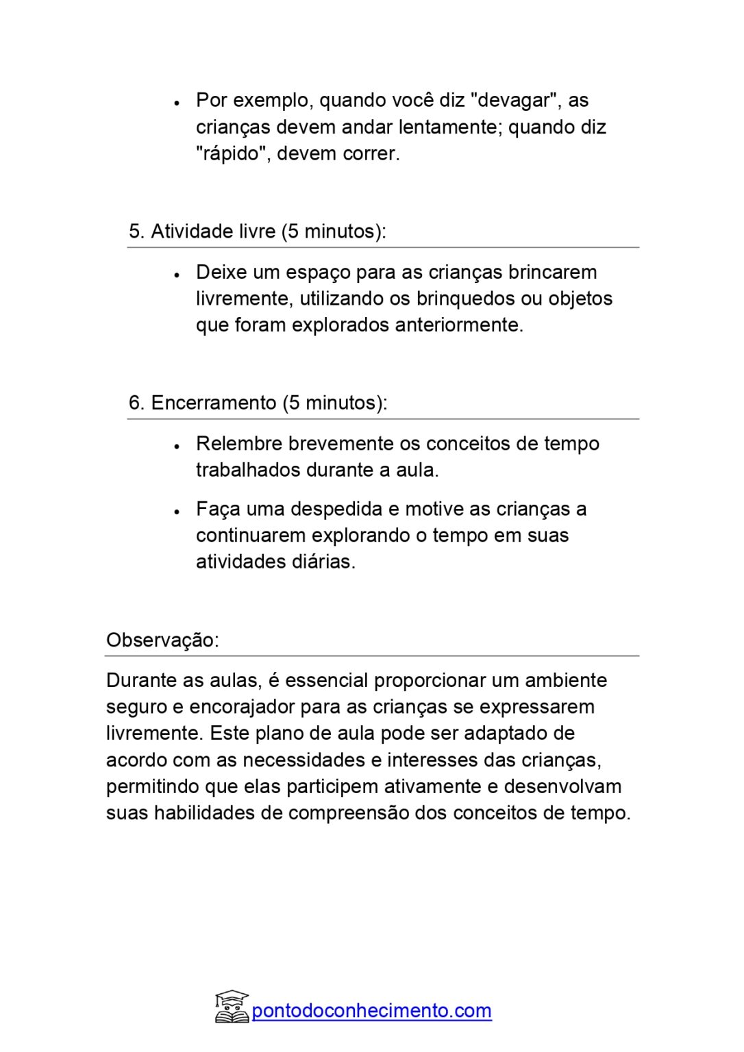 Atividade de ensino EI02ET06 Utilizar conceitos básicos de tempo (agora ...