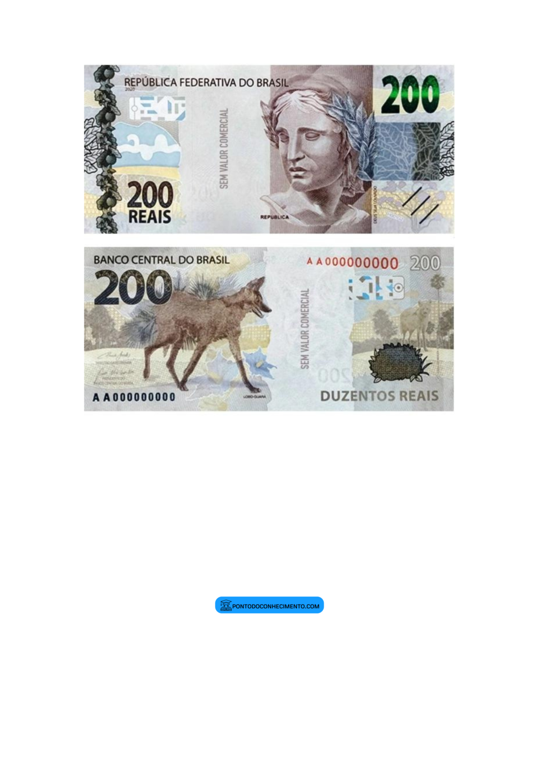 Cédulas e moedas brasileiras para imprimir - Ponto do Conhecimento