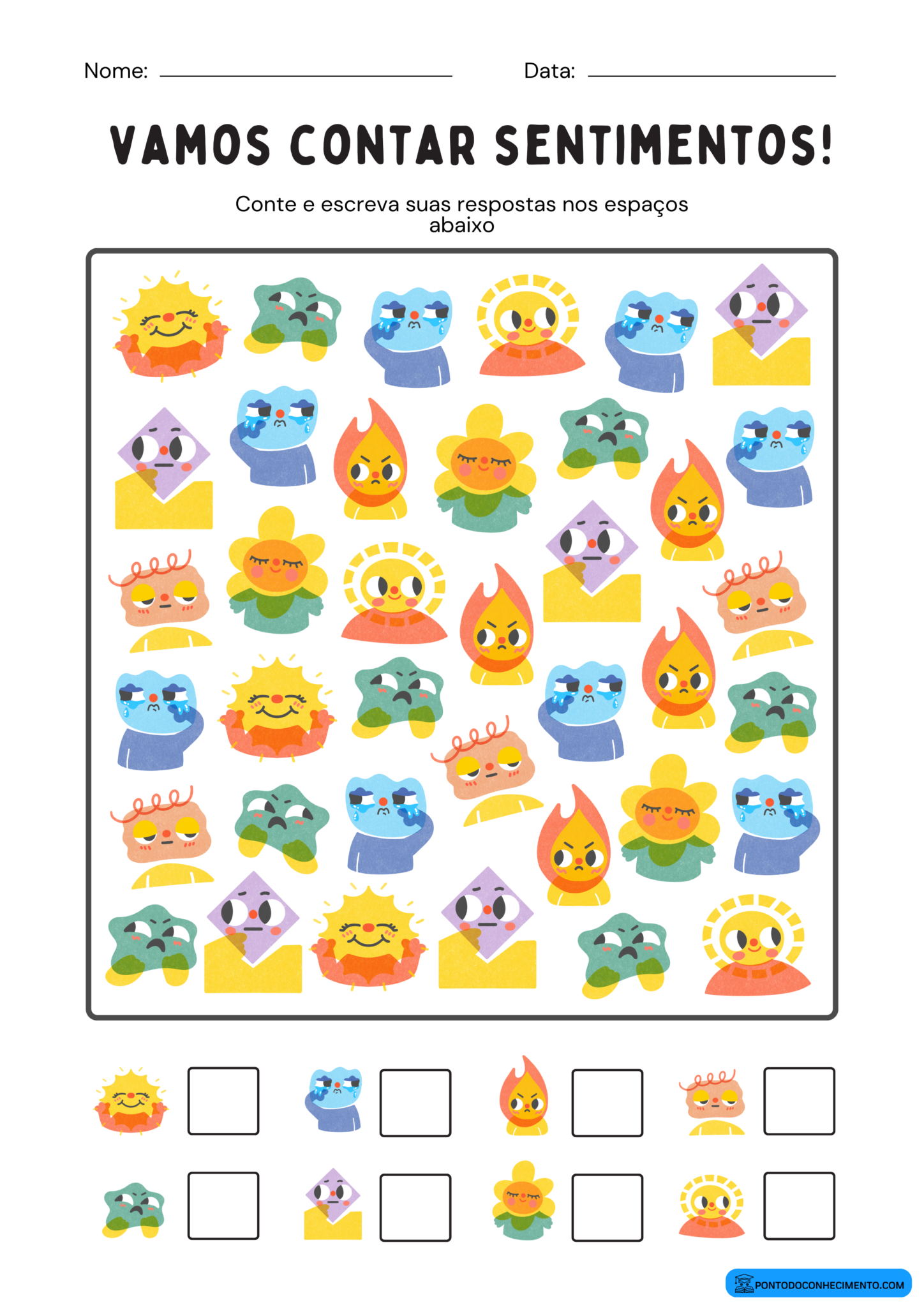 Jogos pedagógicos para imprimir - Ponto do Conhecimento