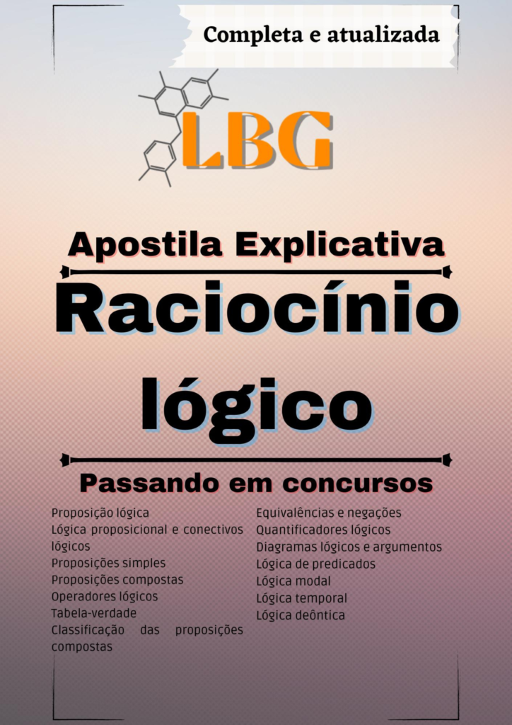 Apostila de Raciocínio lógico - Ponto do Conhecimento Apostila de Raciocínio lógico - Ponto do Conhecimento
