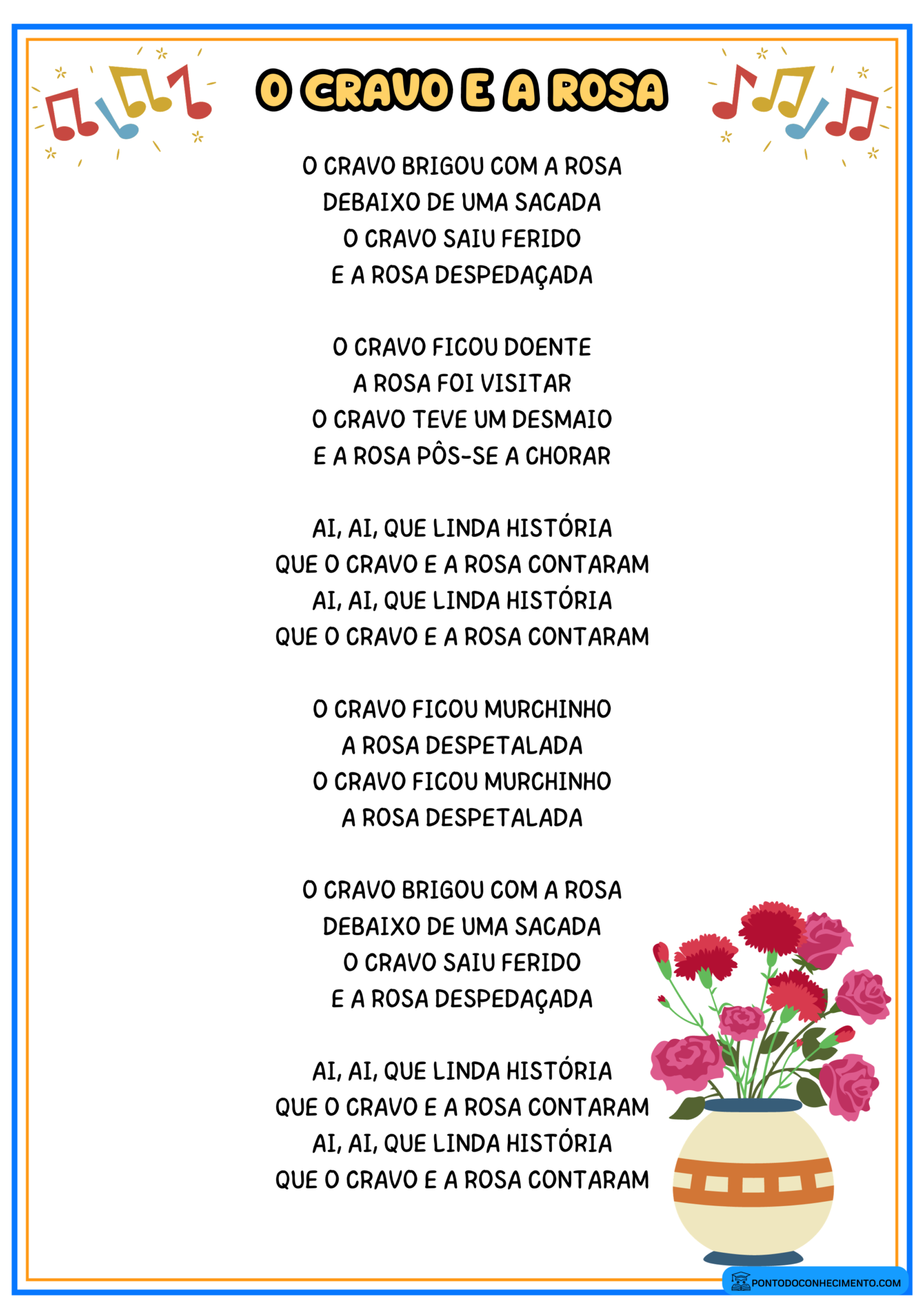 O cravo e a rosa - Ponto do Conhecimento