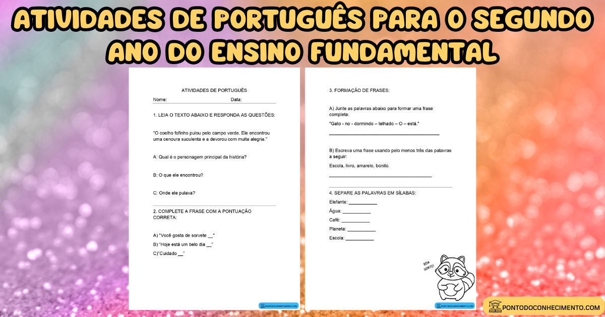 Texto Para O Segundo Ano Do Ensino Fundamental - BRAINCP