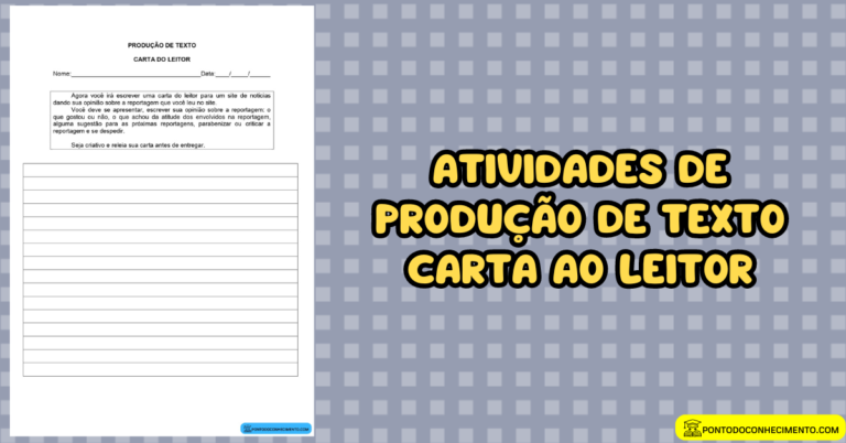 Arquivo de Atividades sobre produção de texto carta ao leitor para ... Arquivo de Atividades sobre produção de texto carta ao leitor para ...