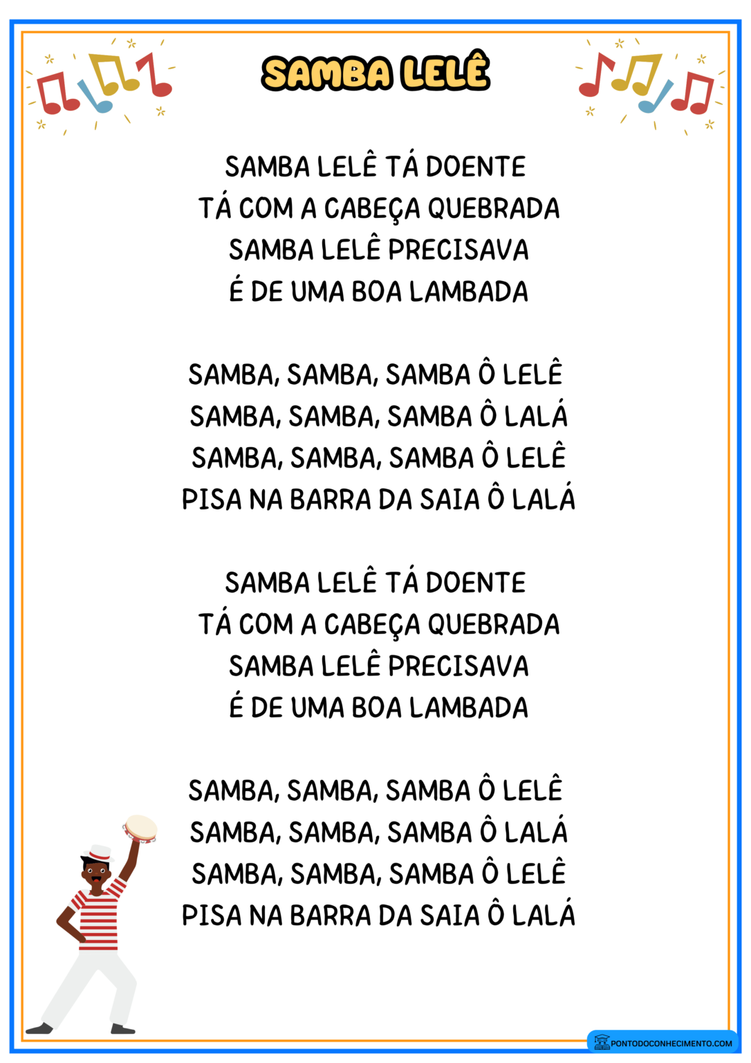 Samba lelê - Ponto do Conhecimento