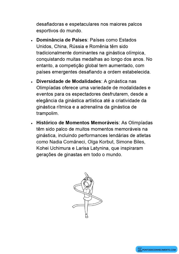Todos os esportes olímpicos - Ponto do Conhecimento