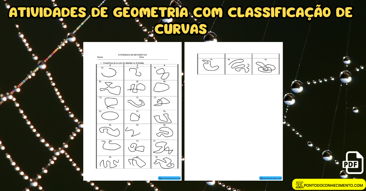 Arquivo de Geometria com classificação de curvas - Ponto do Conhecimento