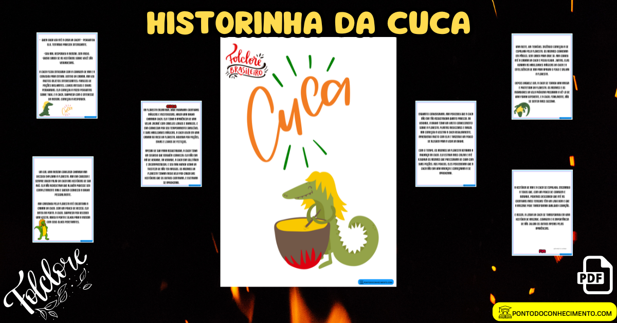 Arquivo de Lenda da Cuca para imprimir - Ponto do Conhecimento