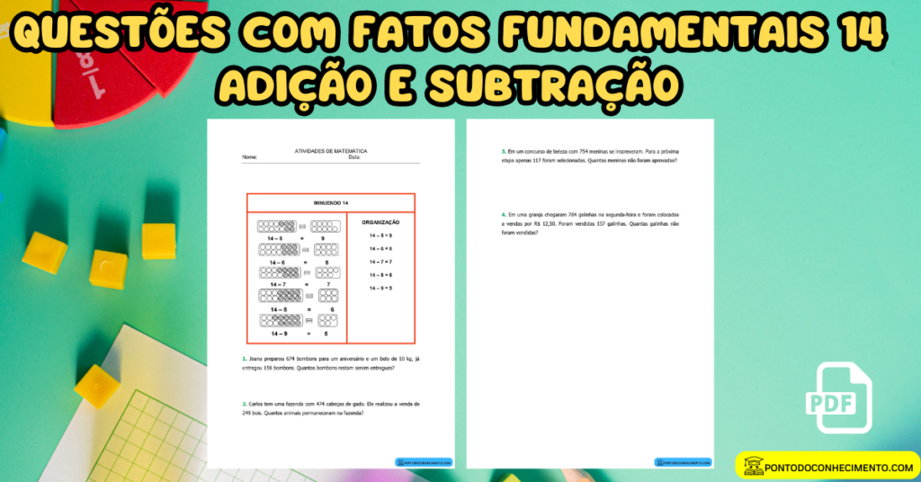 Arquivo de Atividade de tabela com fato fundamental 14 adição e ... Arquivo de Atividade de tabela com fato fundamental 14 adição e ...