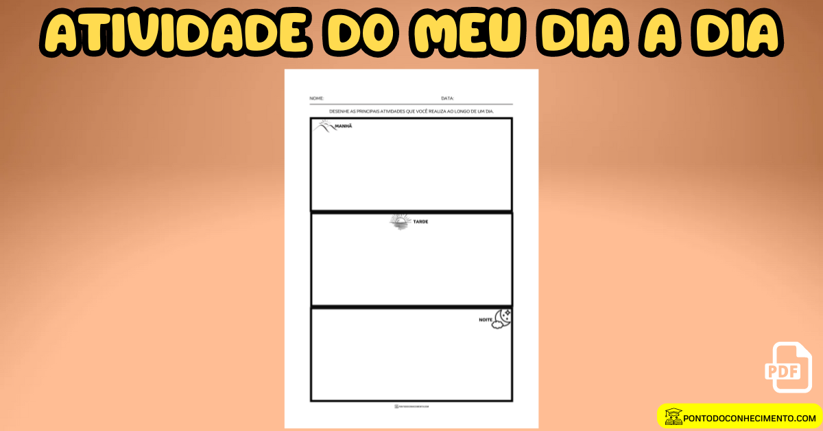 Atividade do meu dia a dia - Ponto do Conhecimento