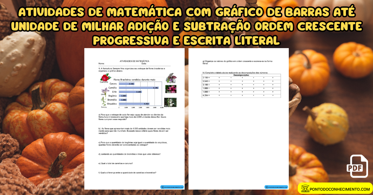 Arquivo de Exercícios com gráfico de barras até milhar e progressão ...