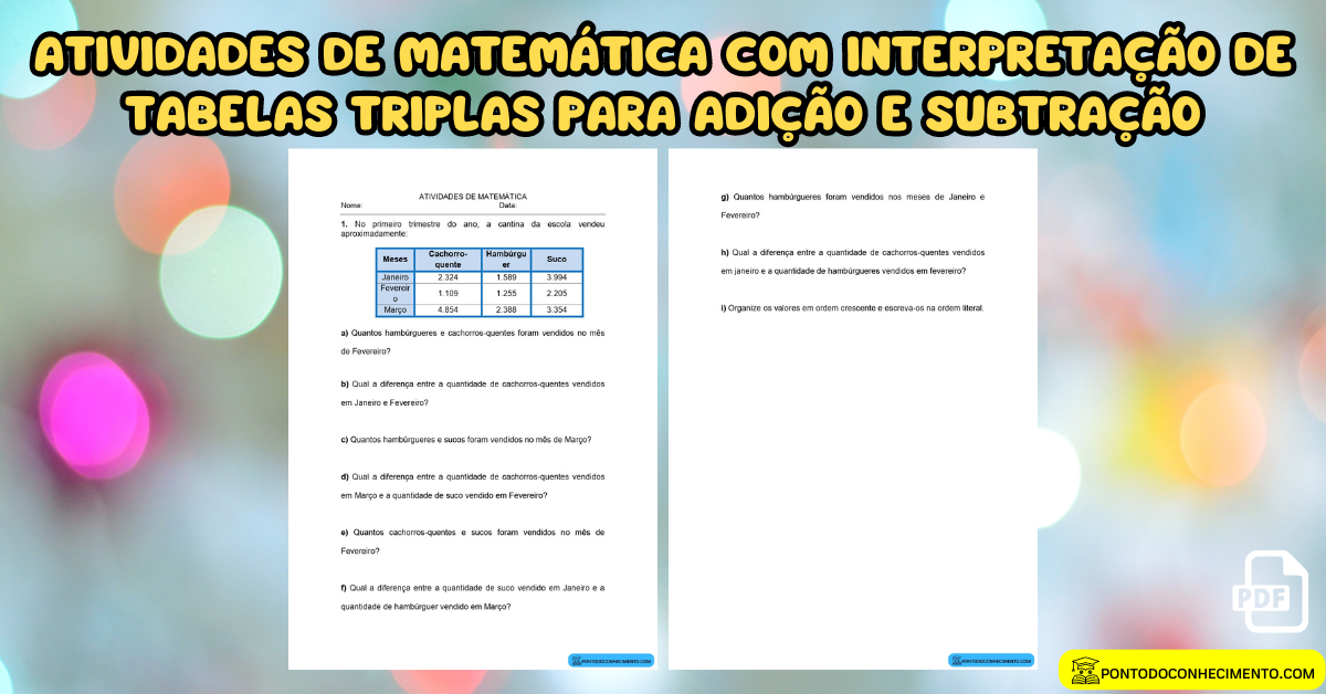 Atividades sobre abreviaturas - Ponto do Conhecimento