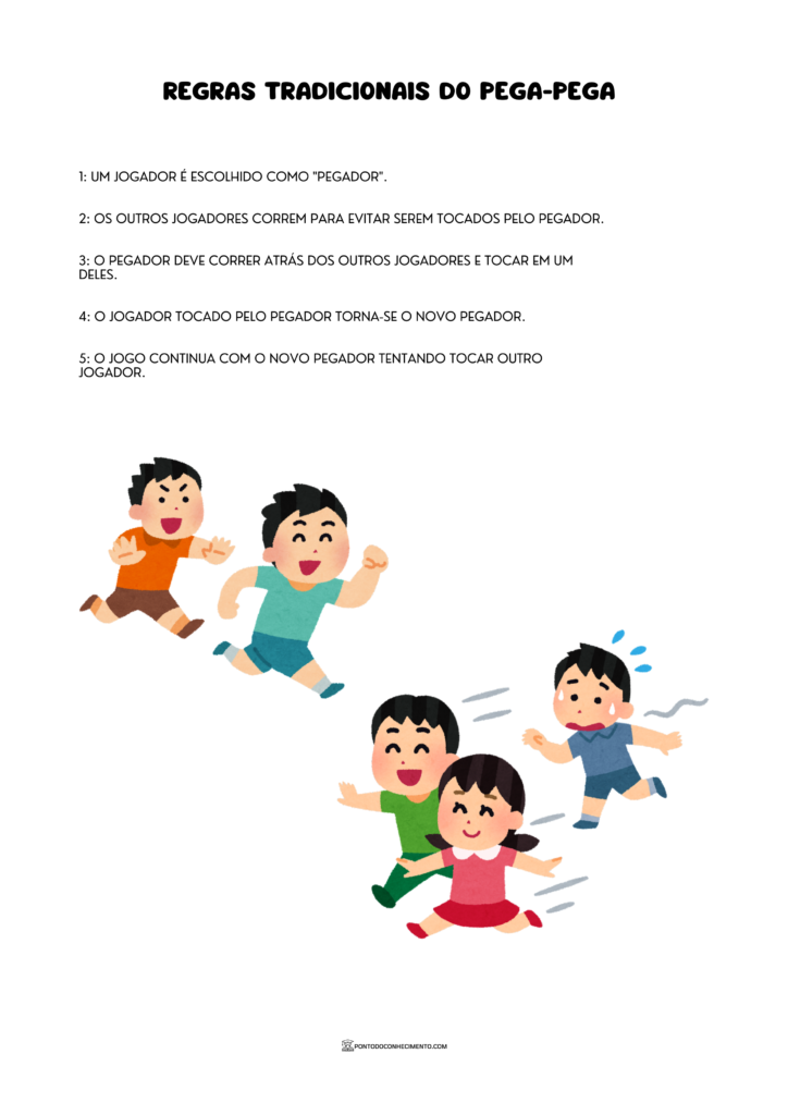 Como brincar de Pega-pega - Ponto do Conhecimento